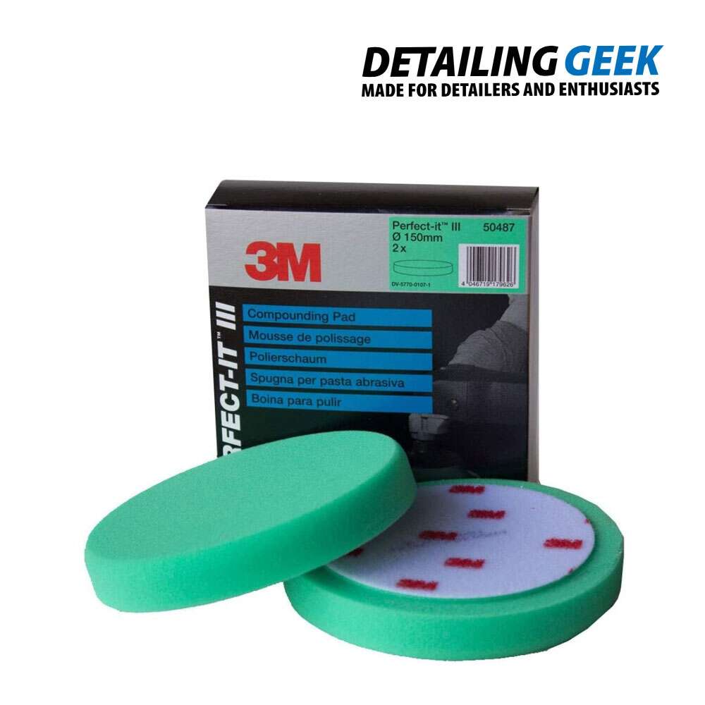 504873M 3M Compounding Pad,150MM,GREEN-BURETE VERDE REDAT LUCIUL - Geek